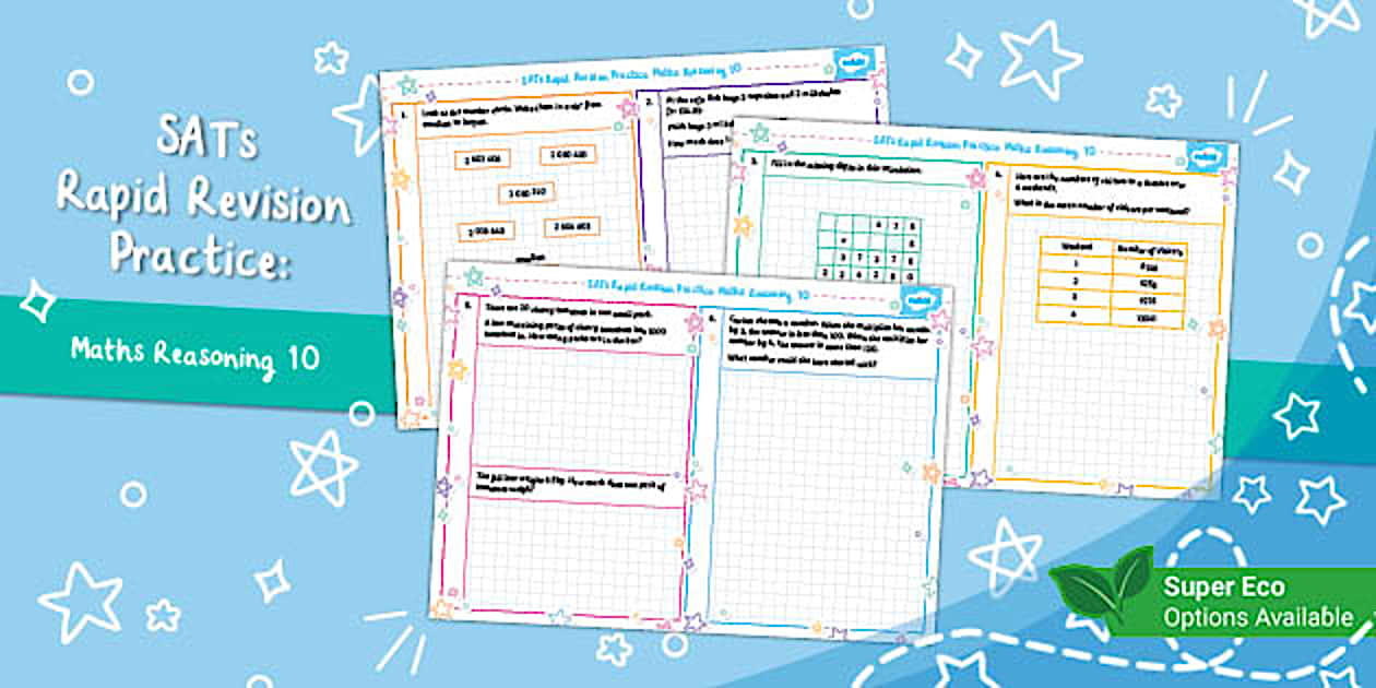 SATs Maths Paper Rapid Revision - Maths Reasoning 10