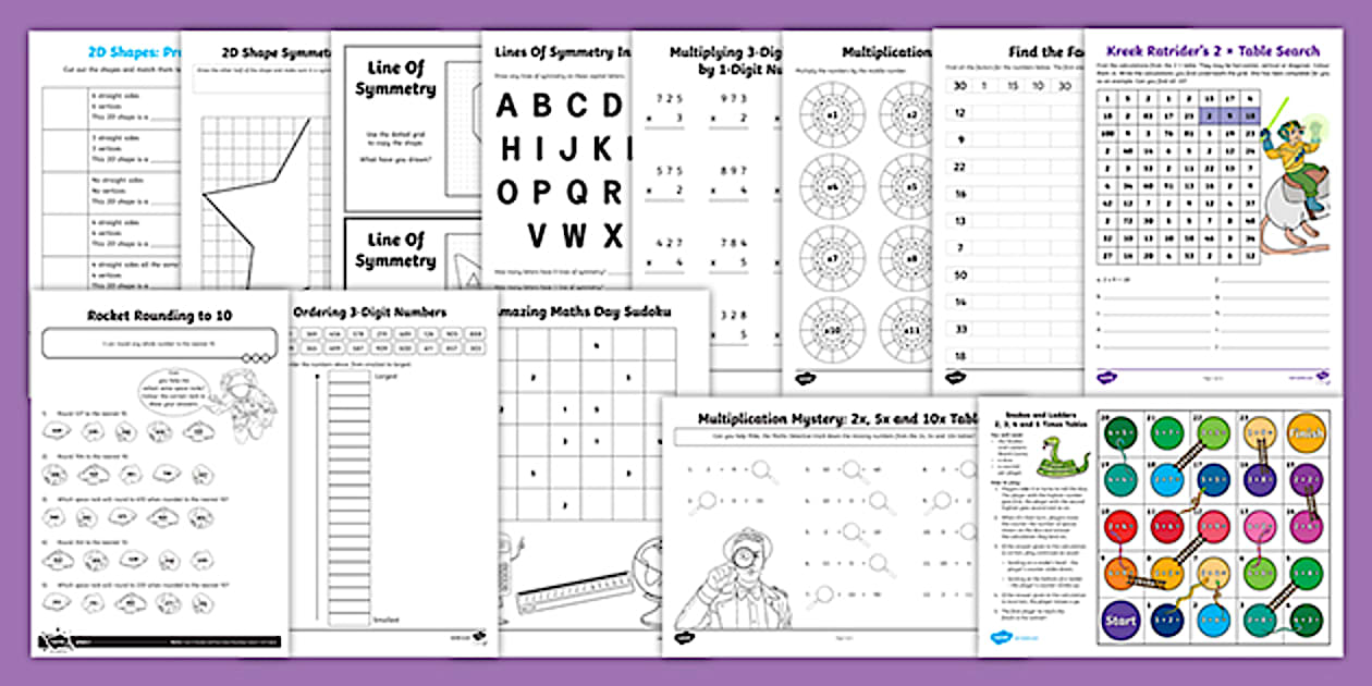 Second Level P5 Numeracy Home Learning Pack (teacher made)