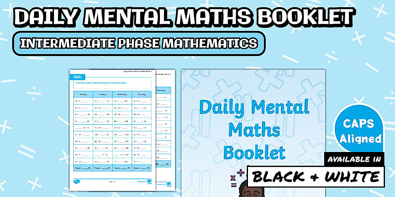 Daily Mental Maths Booklet