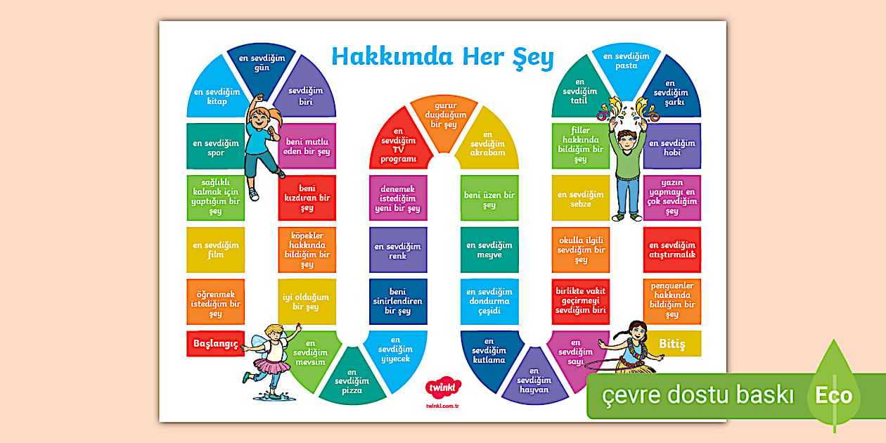 Hakkımda Her Şey | Masa Oyunu (teacher made) - Twinkl