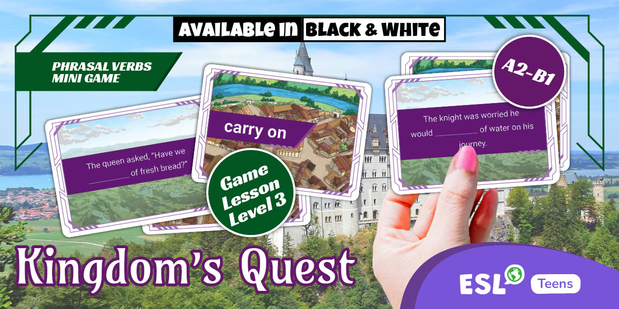 ESL Kingdom's Quest Matching Cards Game