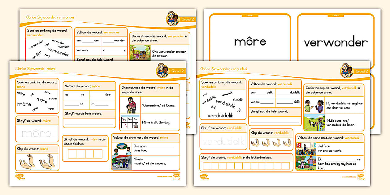 Graad 2 Klanke Sigwoorde -oei (teacher made) - Twinkl