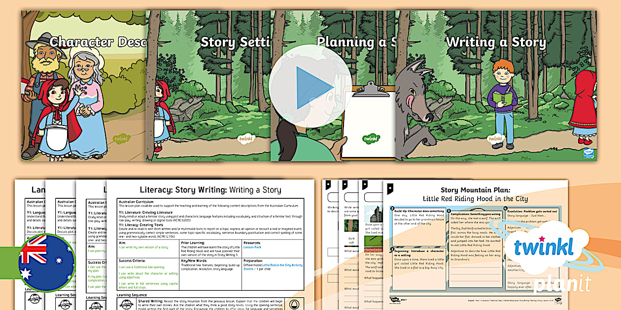 PlanIt English Year 1 Traditional Tales: Little Red Riding Hood Story ...
