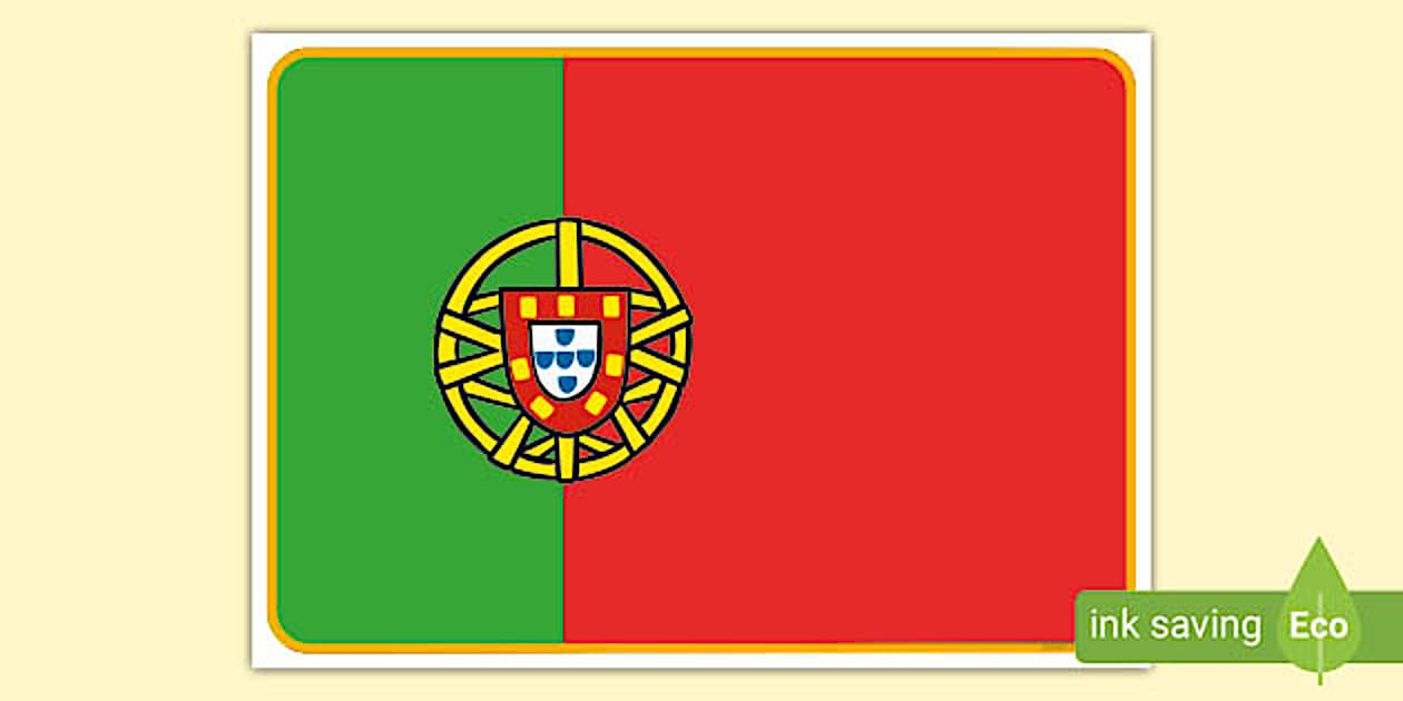 Portugal Flag Display Poster (teacher made) - Twinkl