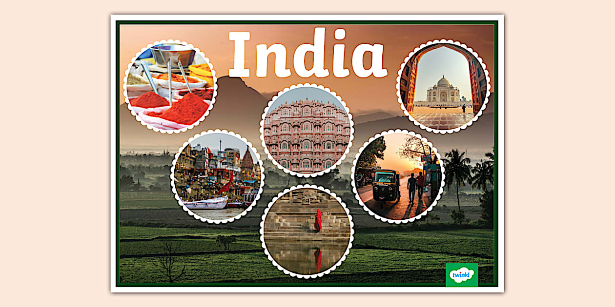 India Photo Display Poster