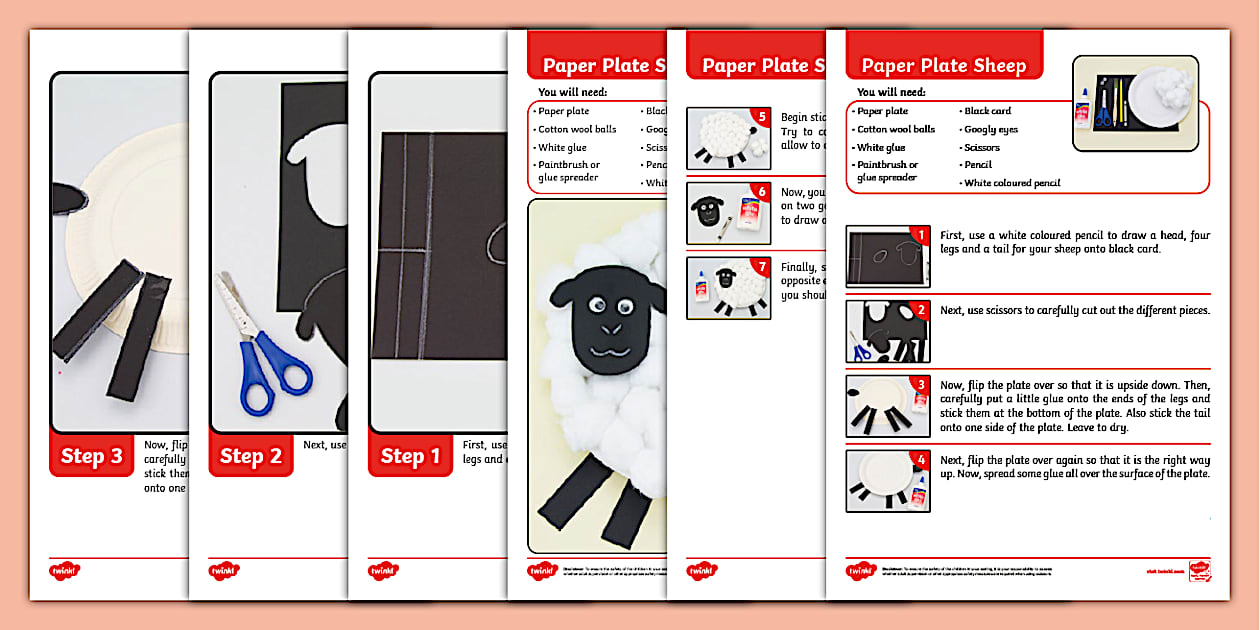 Paper Plate Sheep Craft Activity | Arts & Craft Resources