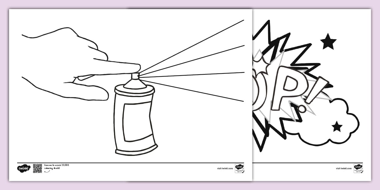 Roy Lichtenstein Colouring Pages - Grades 1-3 - Art - Twinkl