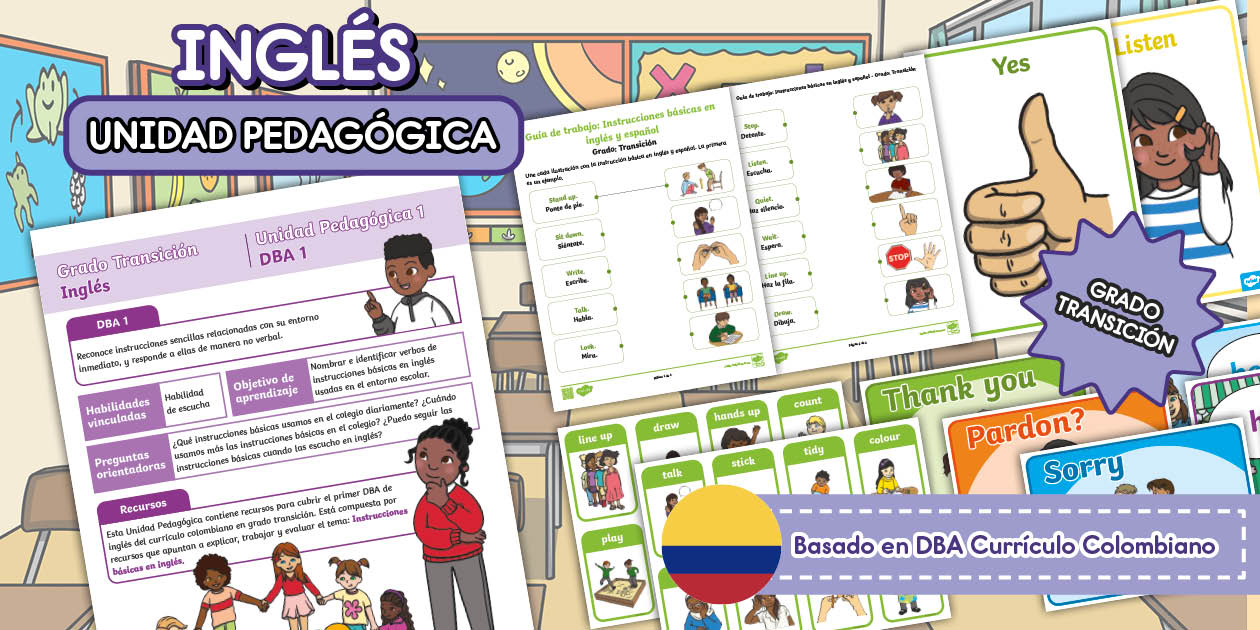 Unidad Pedagógica DBA Colombia Inglés - Twinkl