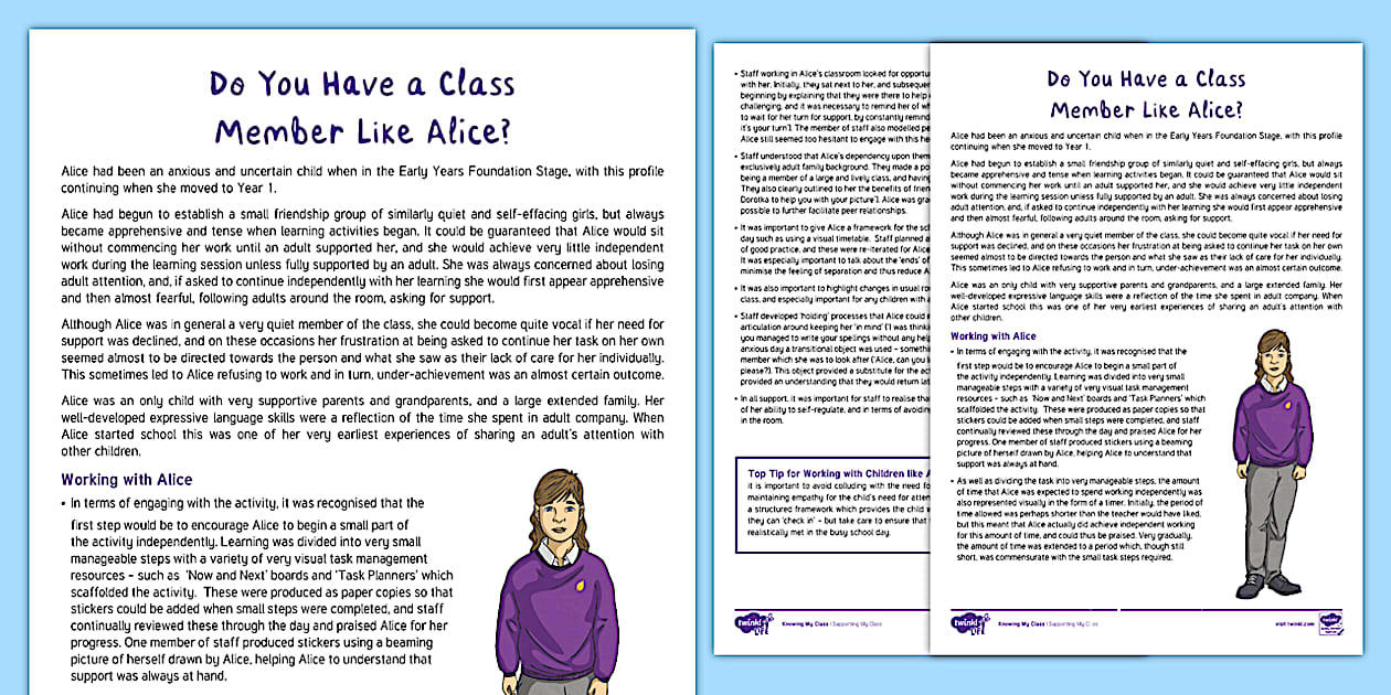 Case Studies: Alice - Adult Guidance (Hecho por educadores)