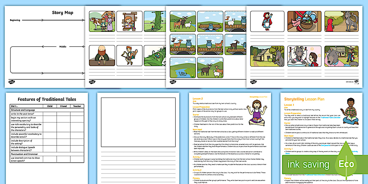 Storytelling School Twinning Lesson Pack (teacher made)