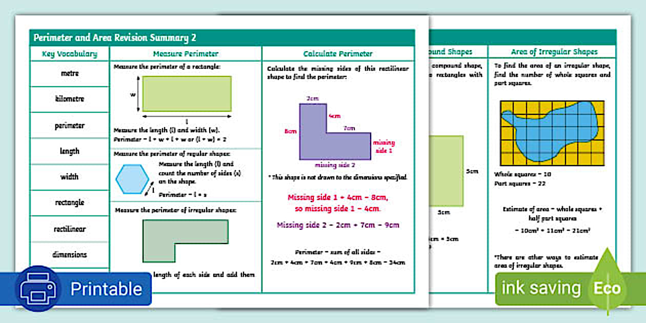 Irregular Shapes Revision Resource - Twinkl
