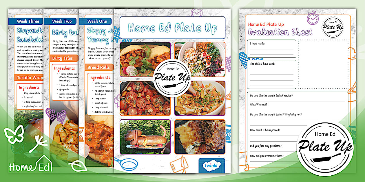 Home Ed Plate Up 2024 Challenge Pack (teacher made) - Twinkl