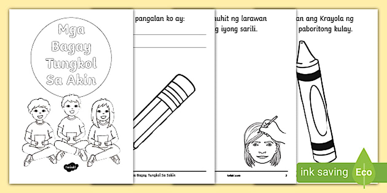 Mga Bagay Tungkol Sa Akin - Preschool/Elementary - Twinkl
