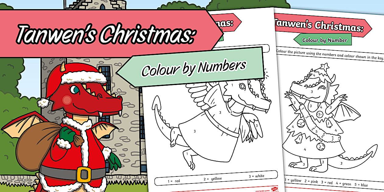 Tanwen's Christmas: Colour by Numbers