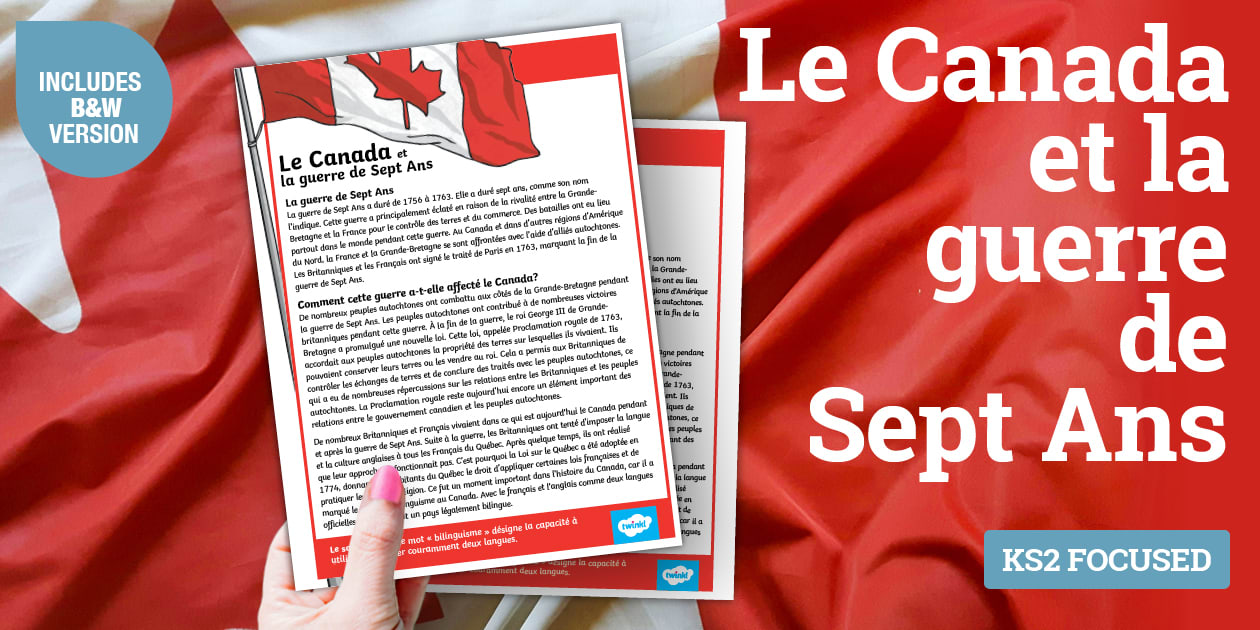 Canada and the Seven Years War Fact File French