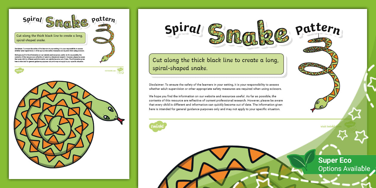 Snake Cutting Skills Activity Sheet (professor feito)