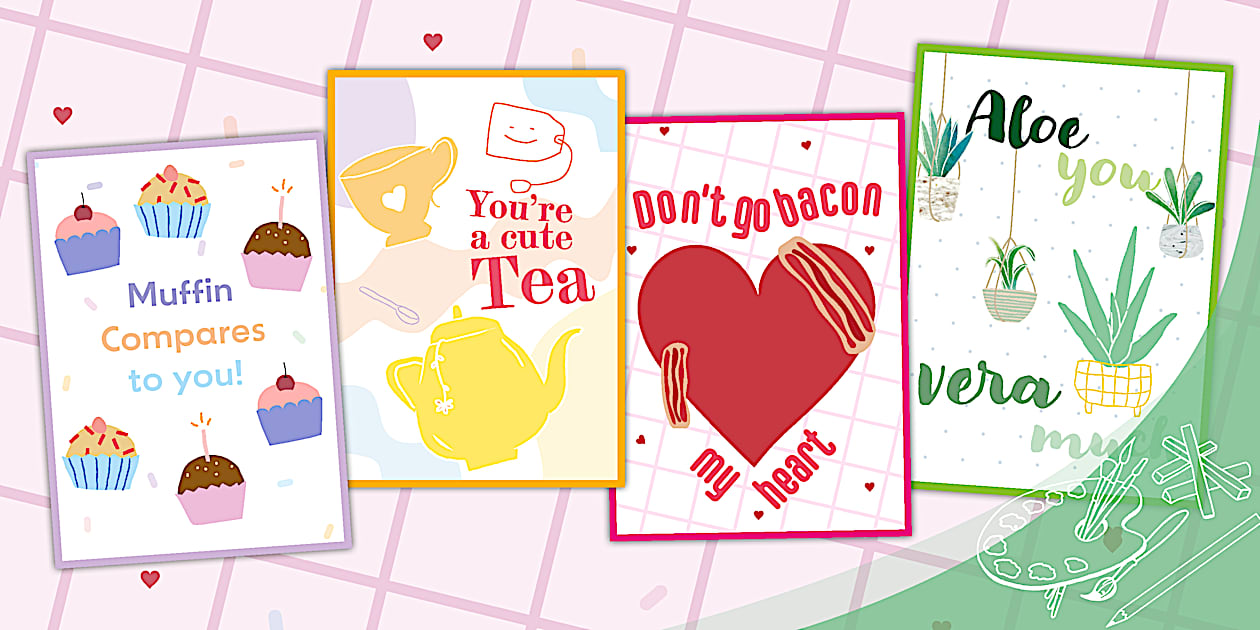 Funny Valentine’s Day Quotes Pun Posters Pack - Twinkl