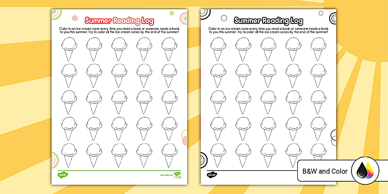 Summer Reading Log | Twinkl USA Resources (teacher made)