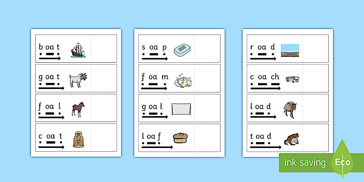 Phase 3 'oa' Read and Reveal Activity (teacher made)