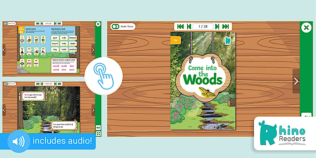 Level 5a Reading Scheme Book: Come into the Woods - Twinkl