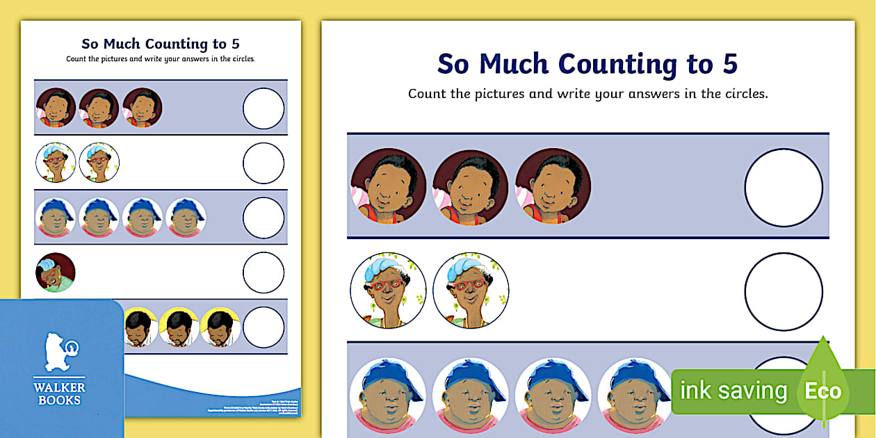 FREE! - 👉 So Much Counting to 5 Activity (teacher made)