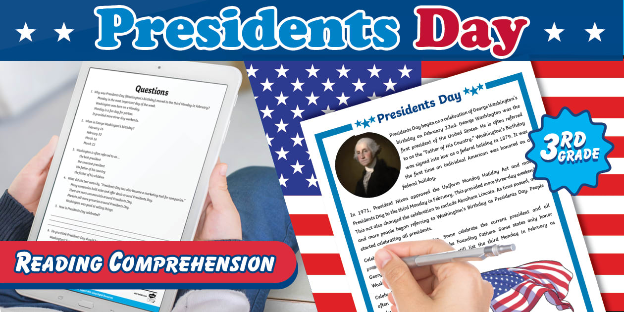 Presidents Day Reading Comprehension PDF | Twinkl USA