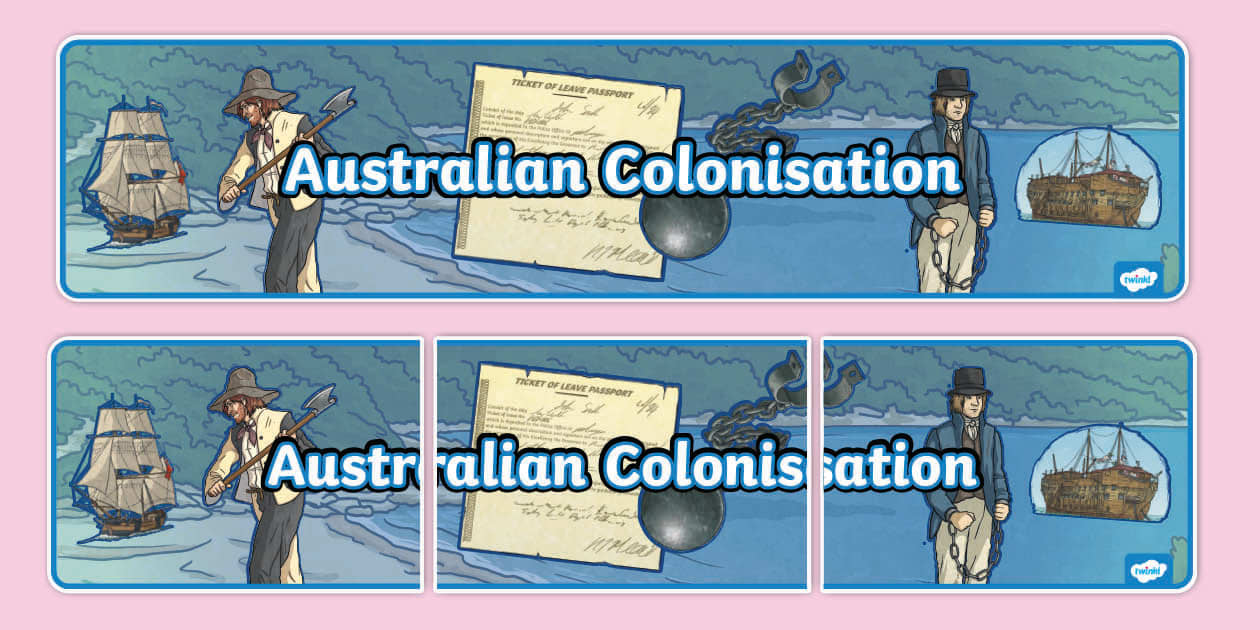 Australian Colonisation Display Banner (Teacher-Made)