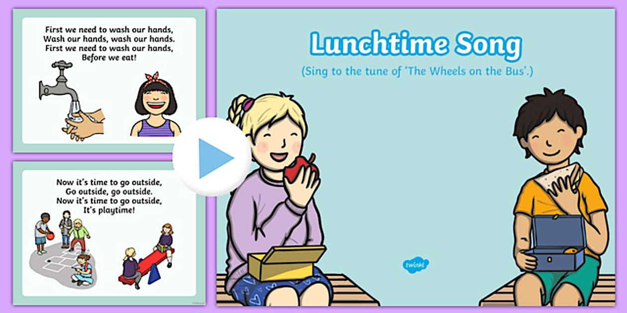 Lunchtime Song PowerPoint (teacher made) - Twinkl