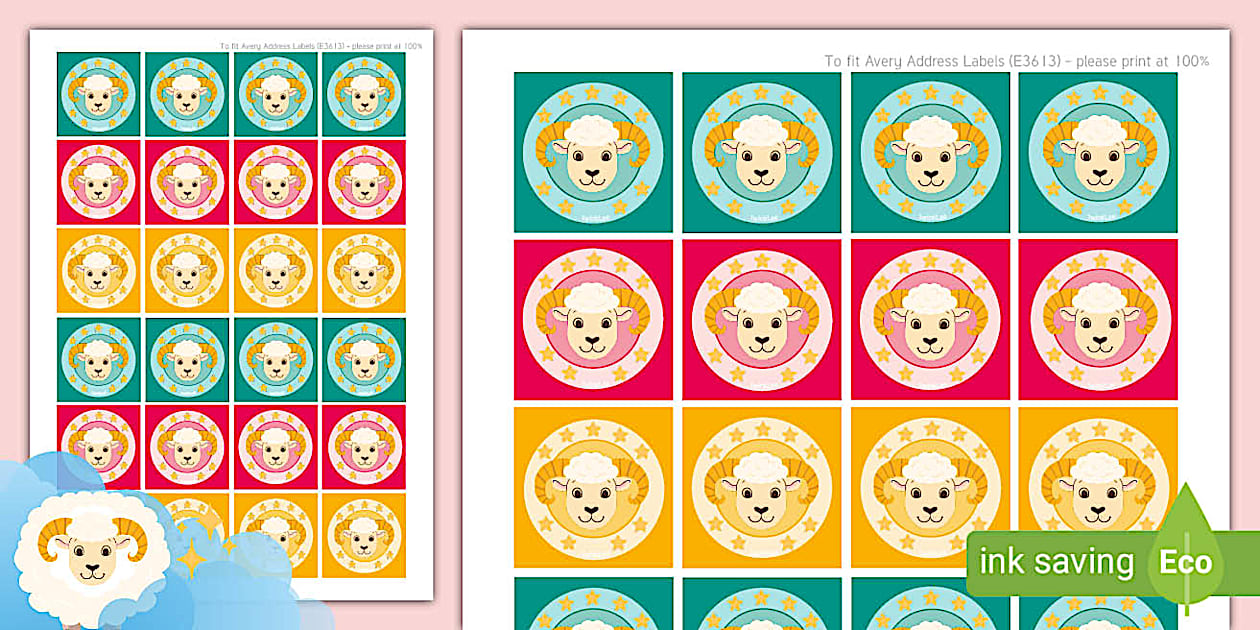 Eid Al-Adha Sheep Stickers (teacher made) - Twinkl