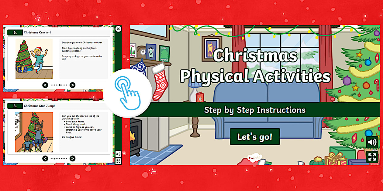 Christmas Physical Activities Instructions | Twinkl Go!