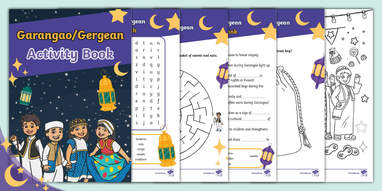 Garangoa/Gergean Activity Book (teacher made) - Twinkl
