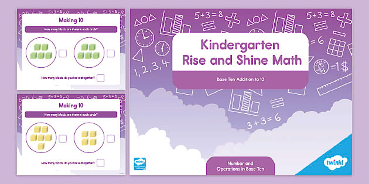 Base Ten Addition To 10 PowerPoint | Math | Twinkl USA