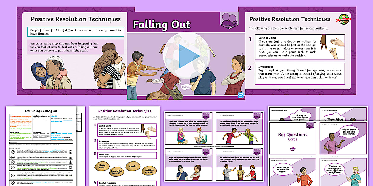 LKS2 Falling Out with Friends | PSHE Lesson Pack | Twinkl