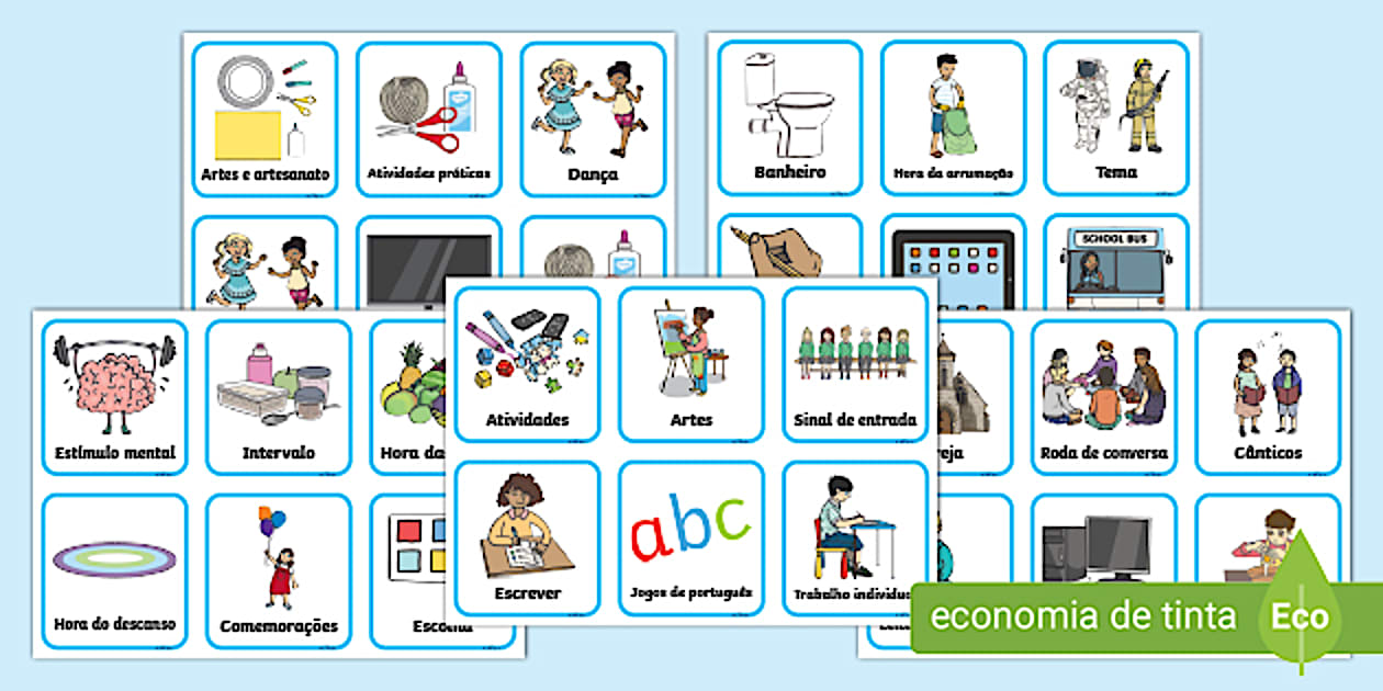 Cartões de organização de rotina (autismo) - Twinkl