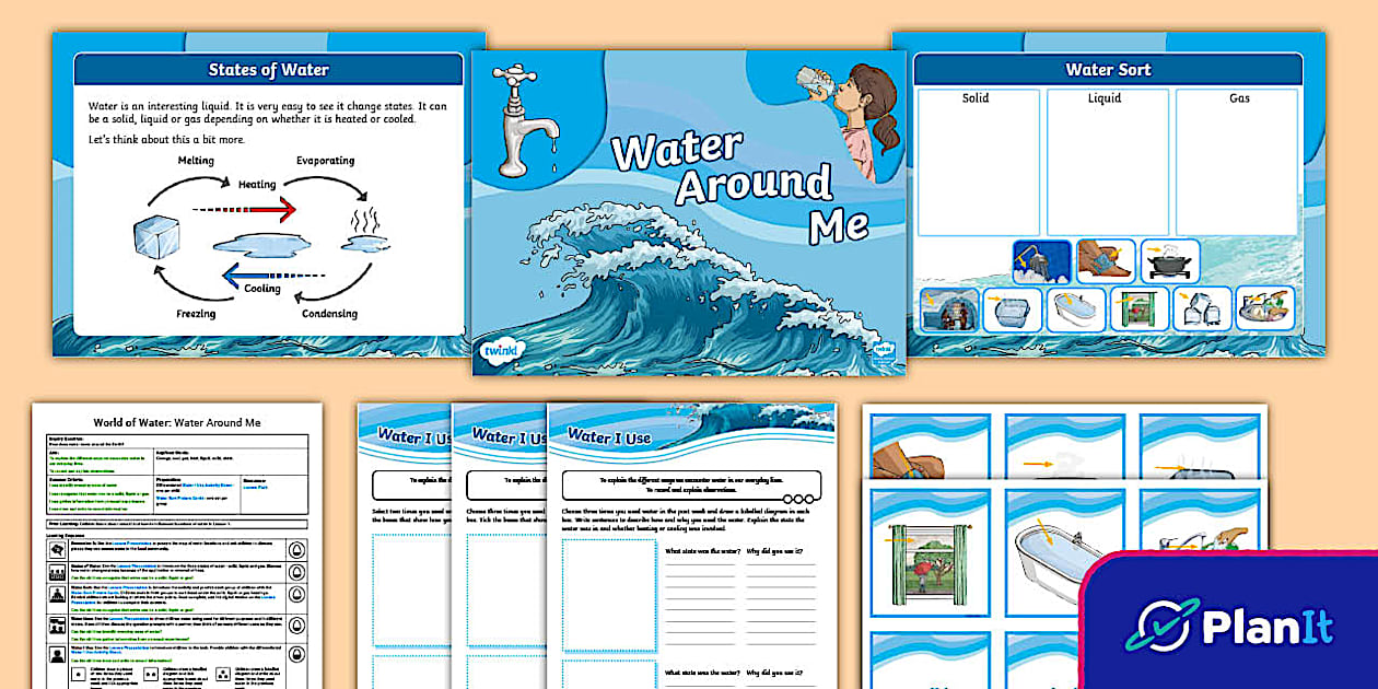 Year 4 Science World of Water Lesson 2 Water Around Me