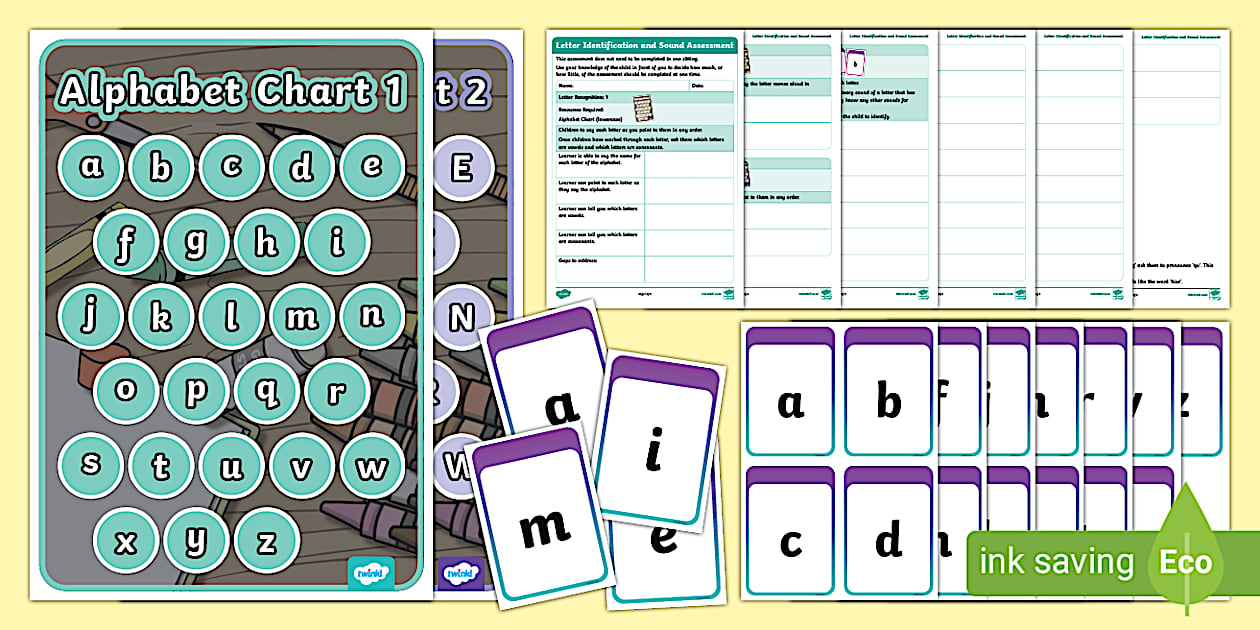 Letter Identification and Sound Assessment (teacher made)