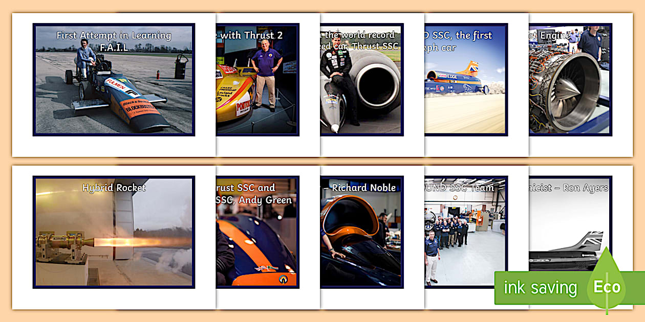 Bloodhound SSC Project Display Photos (teacher made)