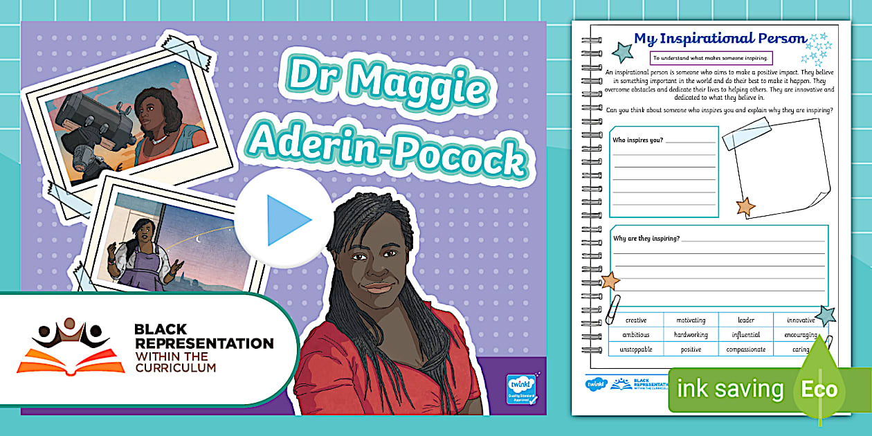 Black Representation: KS2 Dr Maggie Aderin-Pocock - Twinkl