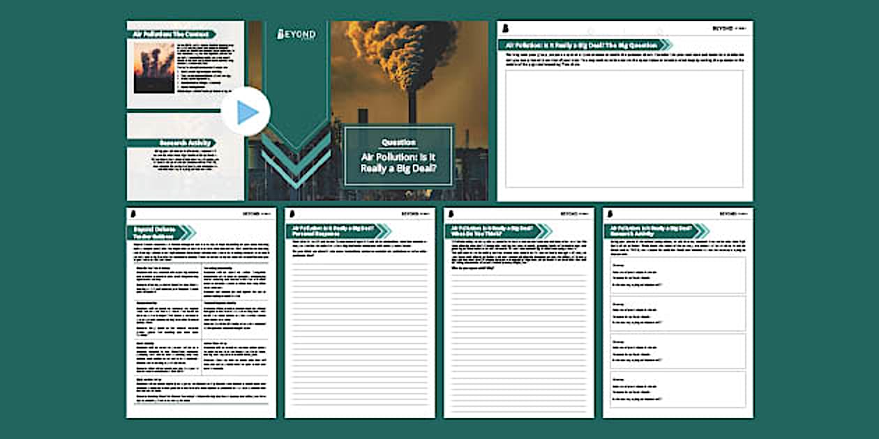 Air Pollution Discussion Lesson Pack (Teacher-Made) - Twinkl