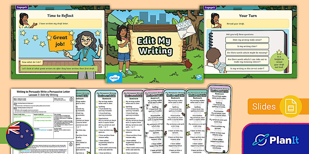 Phase1 Write a Persuasive Letter Lesson 7: Edit My Writing