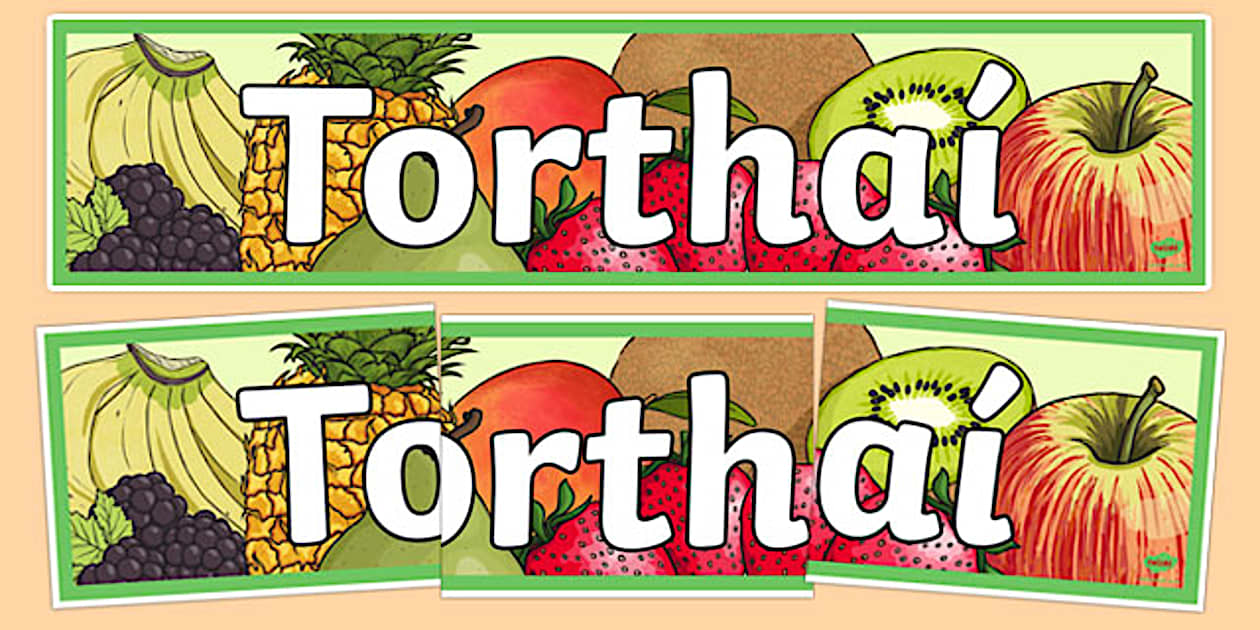 Bia Food Display Banner Torthai (Teacher-Made) - Twinkl