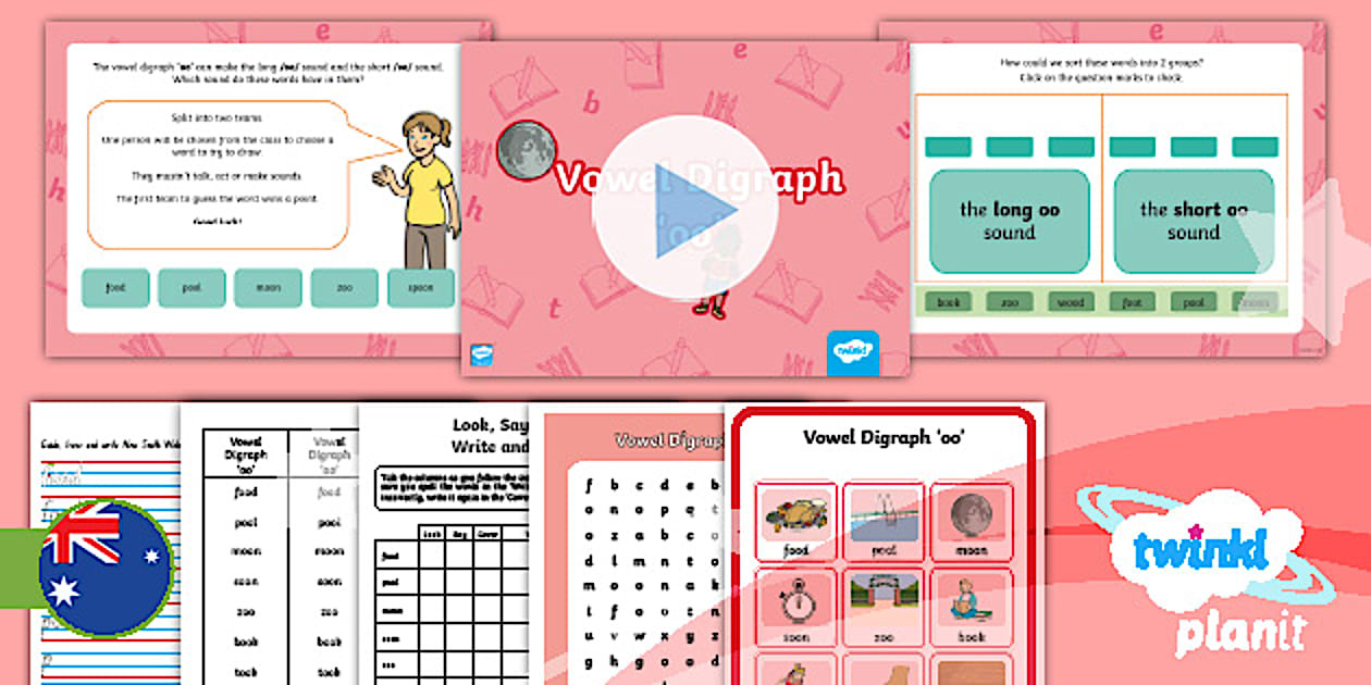 Year 1 Spelling: Vowel Digraphs Lesson 5 - Twinkl