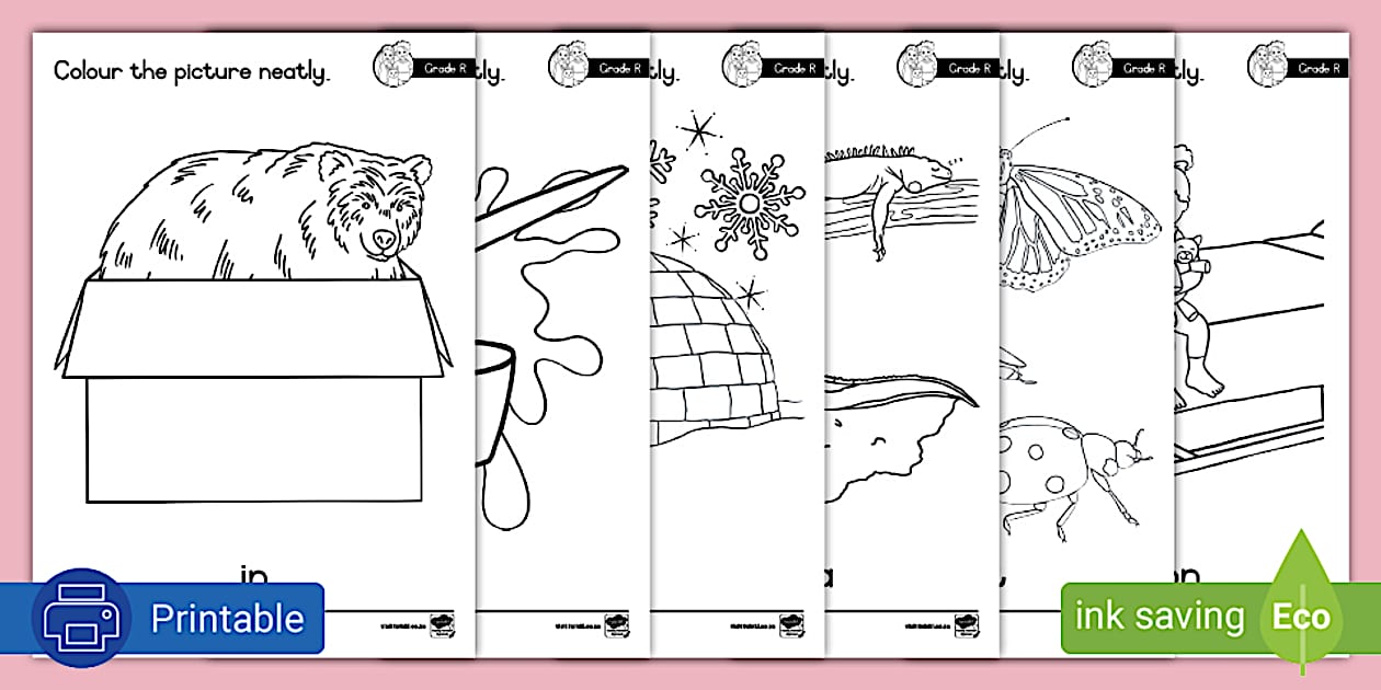 Gr. R Phonics Colouring Pages Letter I (teacher made)