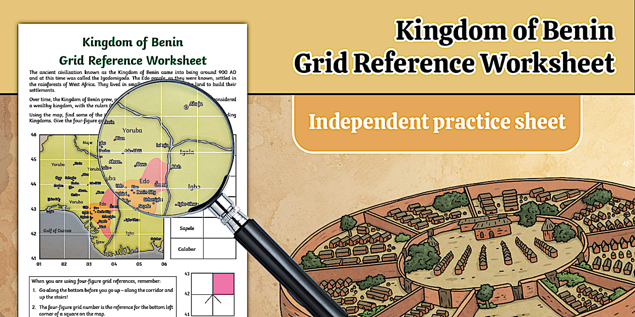 Kingdom of Benin Grid Reference Worksheet