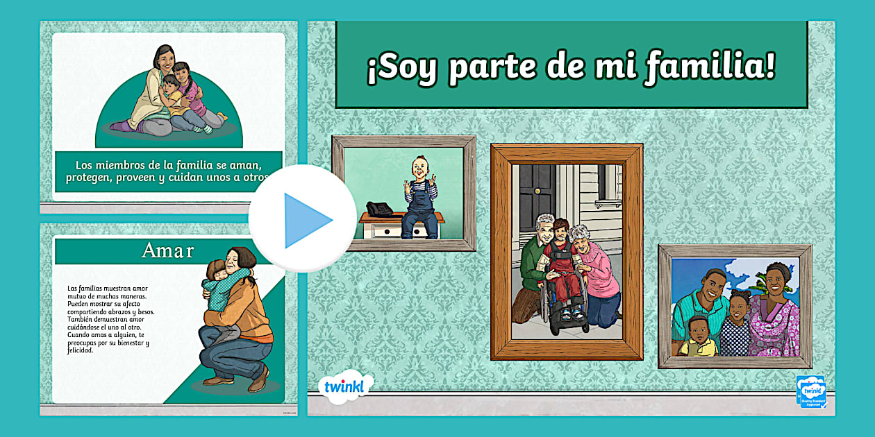 PowerPoint: ¡Soy parte de mi familia! | Twinkl - Twinkl