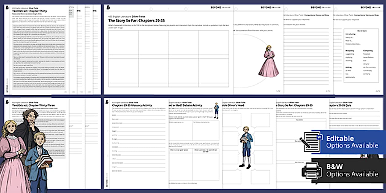 Oliver Twist Chapters 29-35 | KS3 English | Beyond - Twinkl