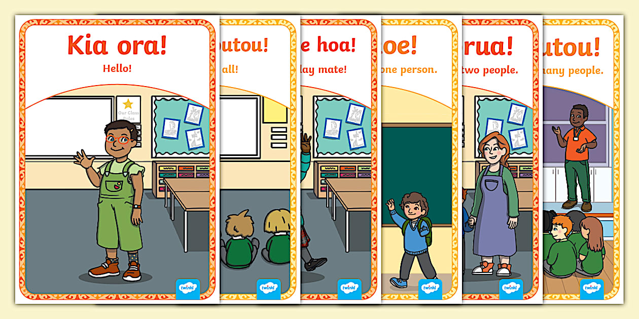 Māori Greetings - Posters Including Morena in Māori & More