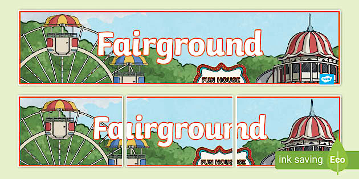 Fairground Display Banner (teacher made) - Twinkl