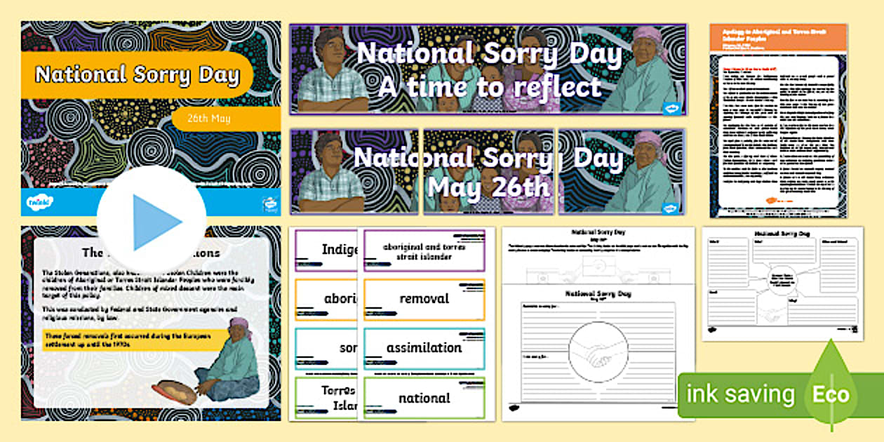 26 May National Sorry Day Resource Pack - Primary Resources