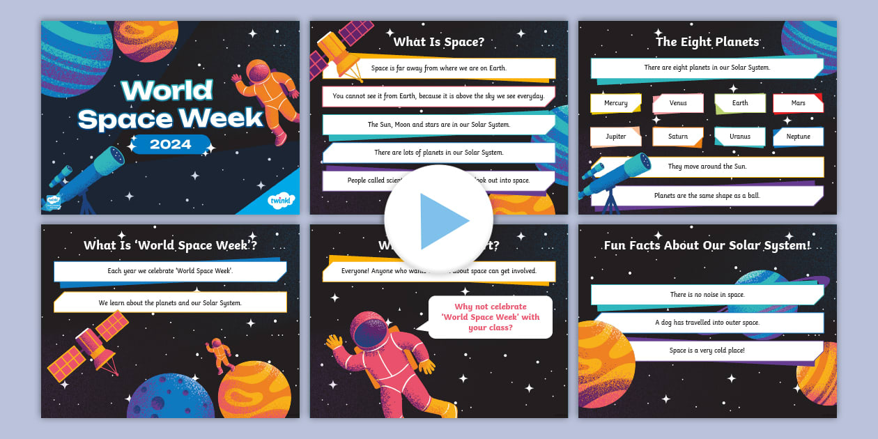World Space Week PowerPoint (teacher made) - Twinkl